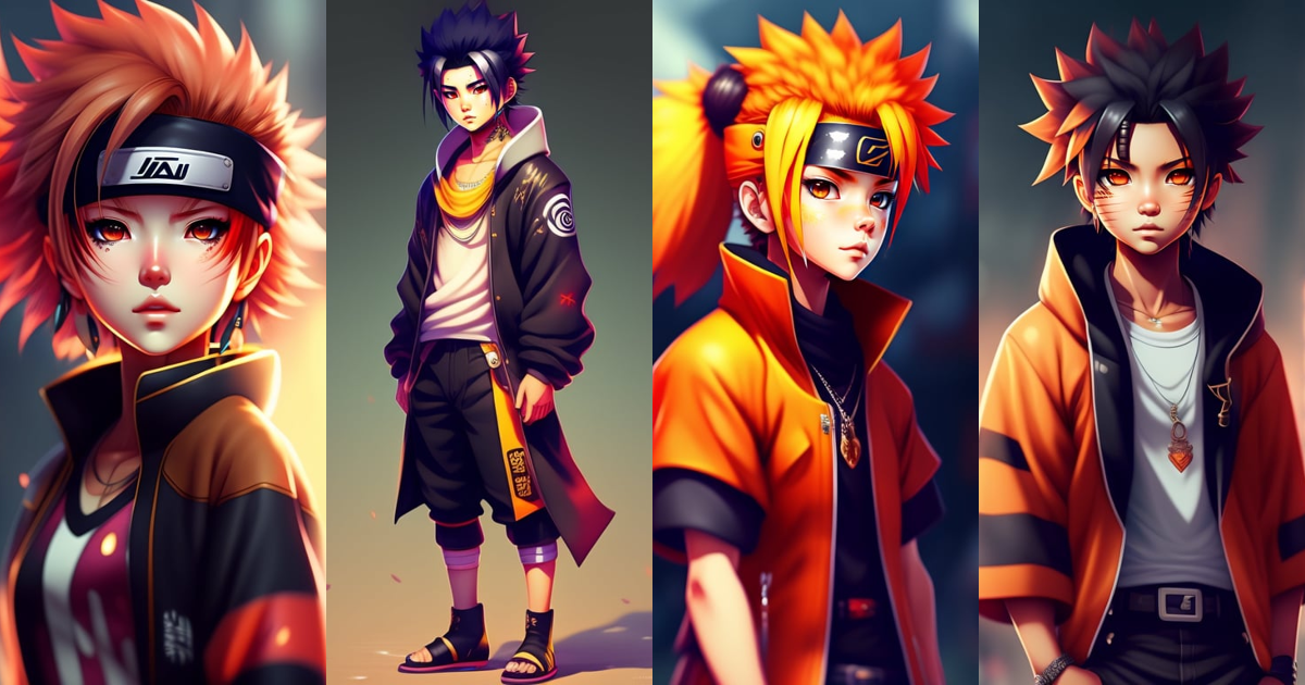 Lexica - Mabui – Naruto, small gorgeous clothes, punk style, 4K, HD, HQ ...