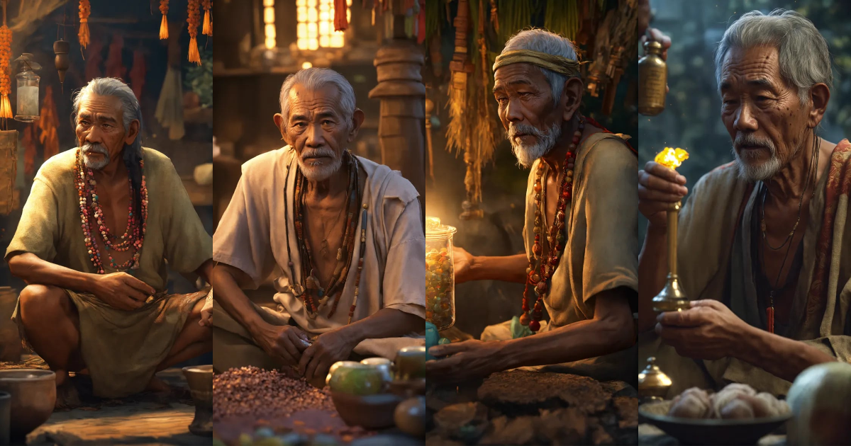 Lexica - Pilipino Albularyo dirty oldman, traditional healer giving ...