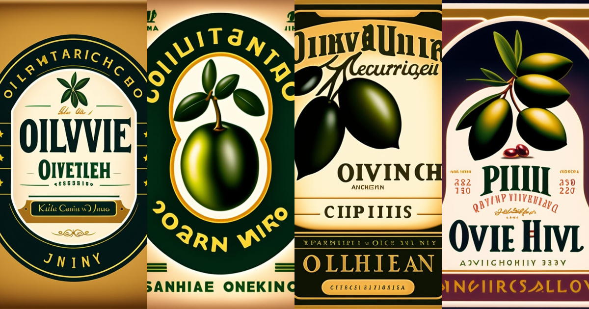 Lexica - Label for an olive brand