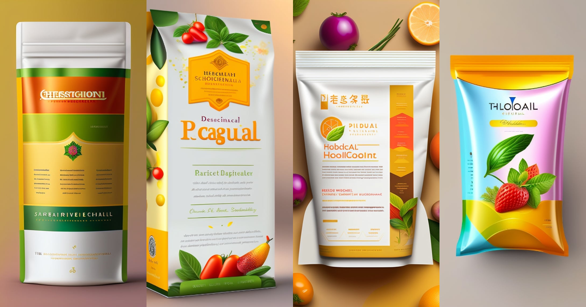 Lexica - Herbal medicine packet designe, smart ,simple , colorful
