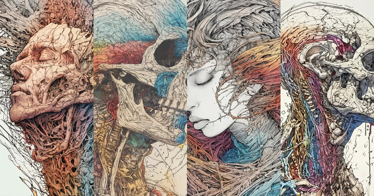 Lexica - Heavy colored line art depth shading very detailed varied ...