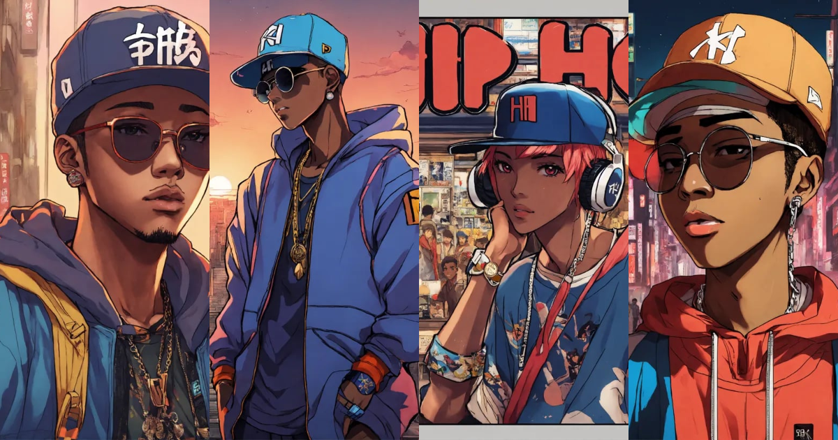 Lexica - Hip hop anime manga style