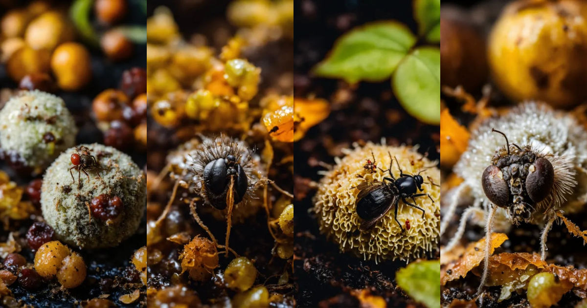 Lexica - Dark creepy ugly Autumn macro photography of dirty and filthy ...