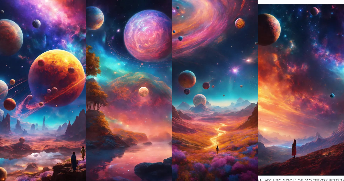 Lexica - Cosmic Reverie Description In the first NFT of "The Multiverse ...