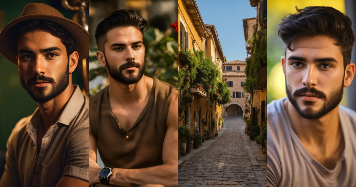 Lexica - Stunning male italian