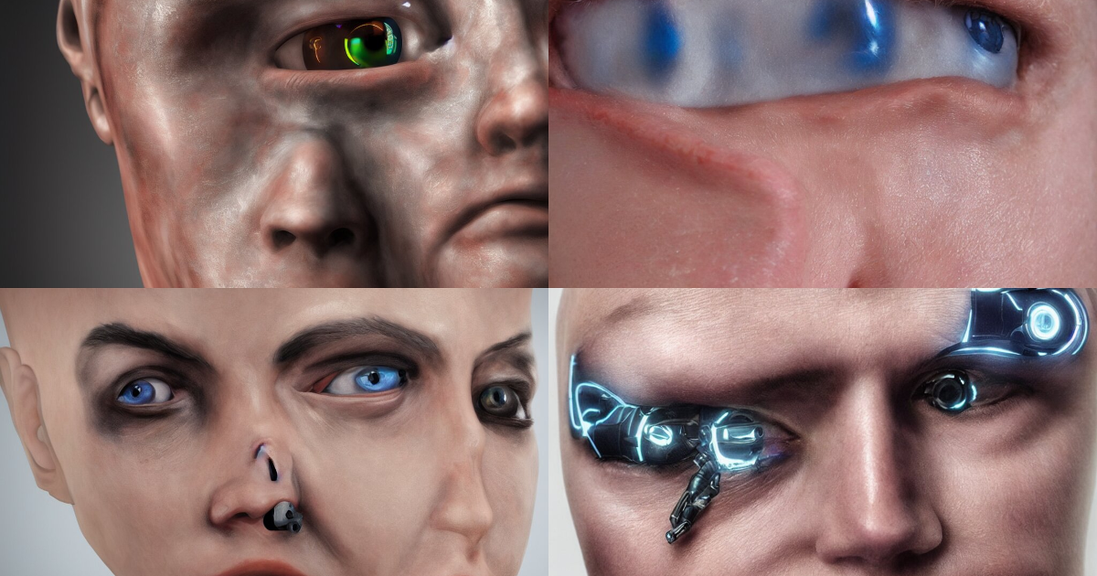 Lexica - Hyper realistic cyborg