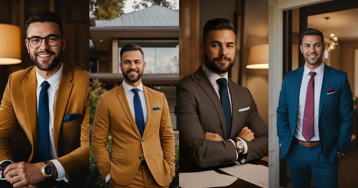 Lexica - Portrait of a Real Estate Agent