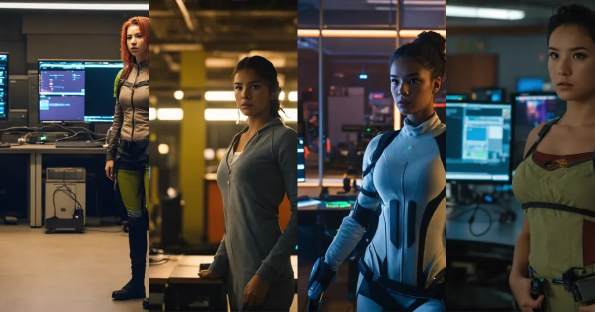 Lexica - An intimidating MinAtar standing in a computer lab with ...