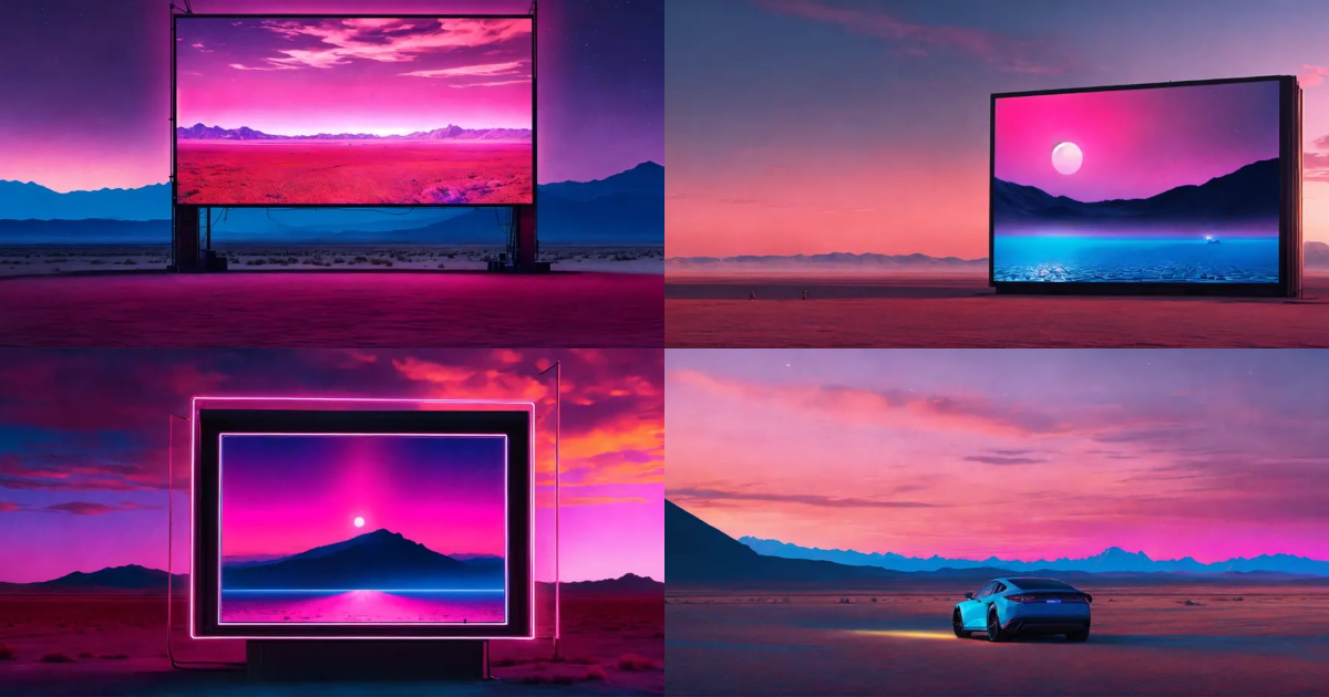 Lexica - A beautiful, sharp focus, massive square LED display in the ...