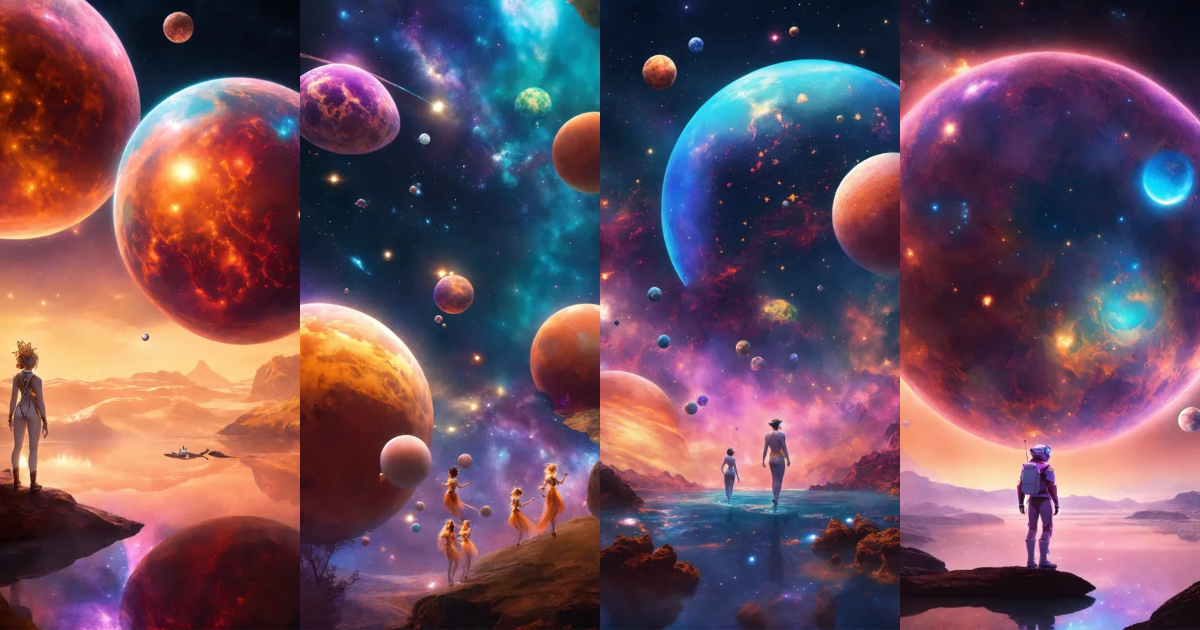 Lexica - Stellar Cosmic Creatures Immerse yourself in a celestial ...