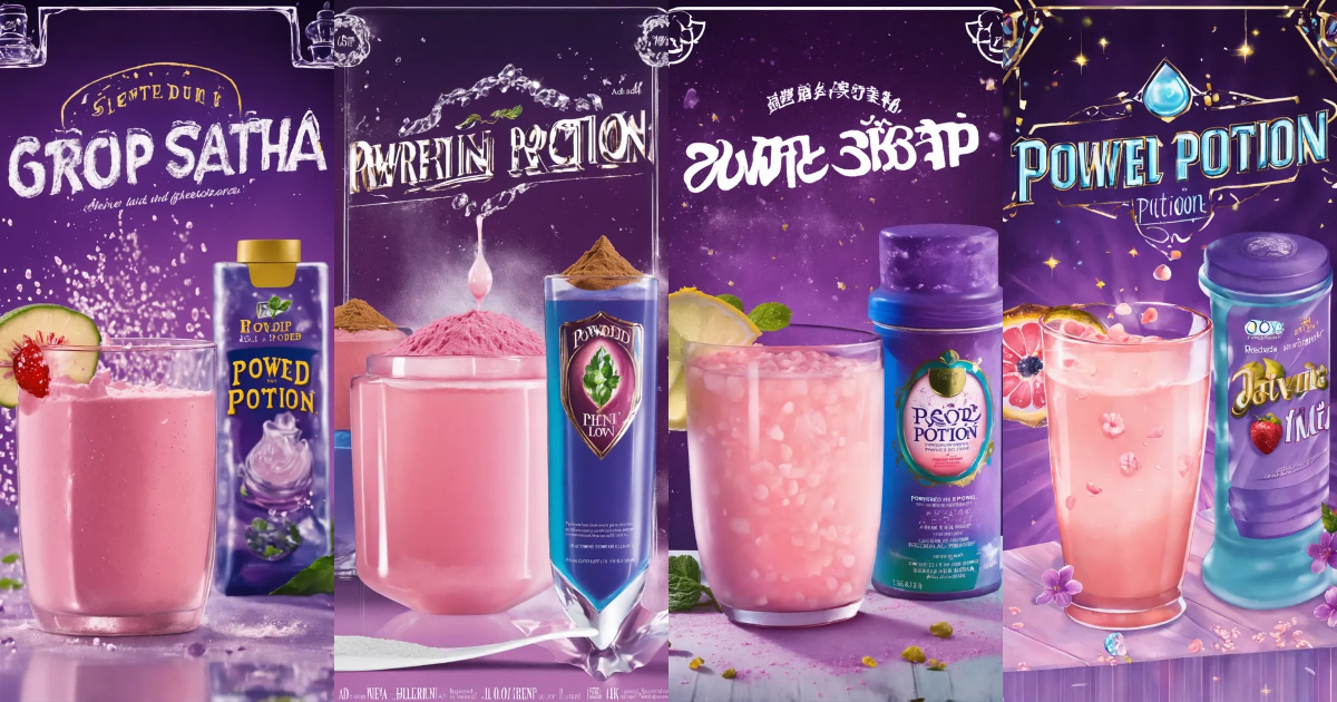 Lexica - Advertising image for powdered potion