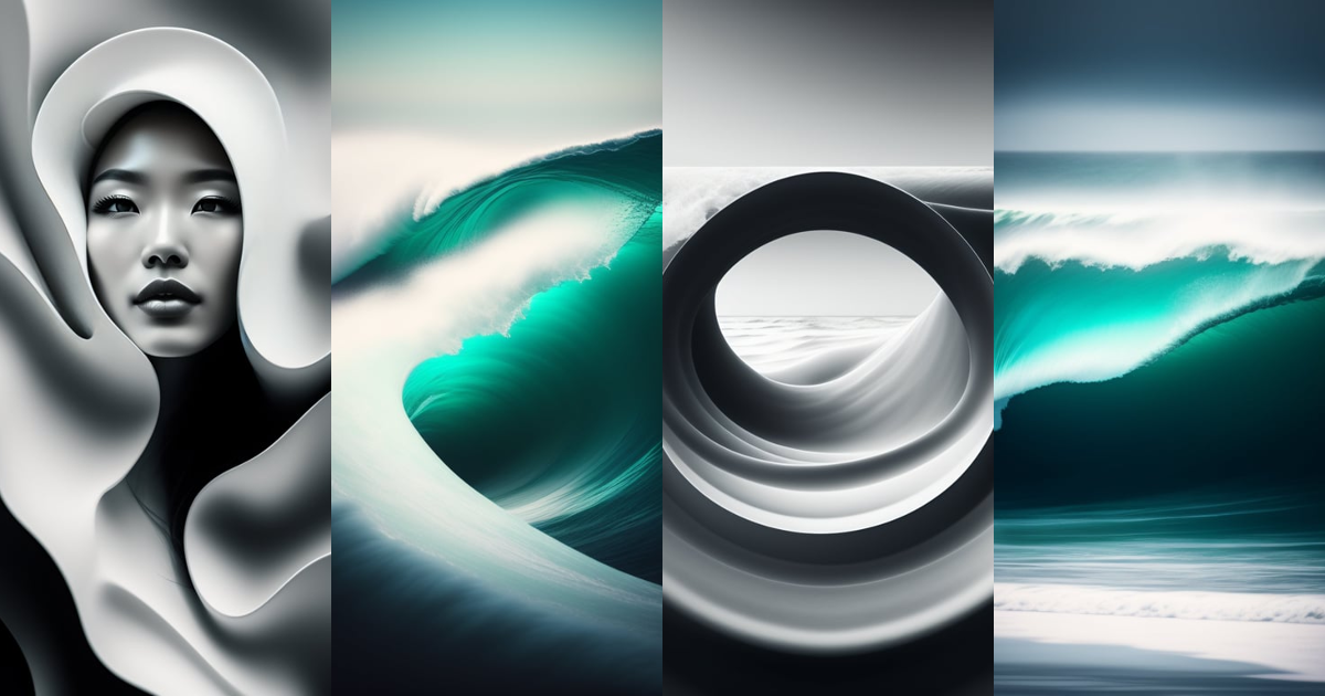 Lexica - The abstract , creative art, soft colors mono chromatic, shape ...