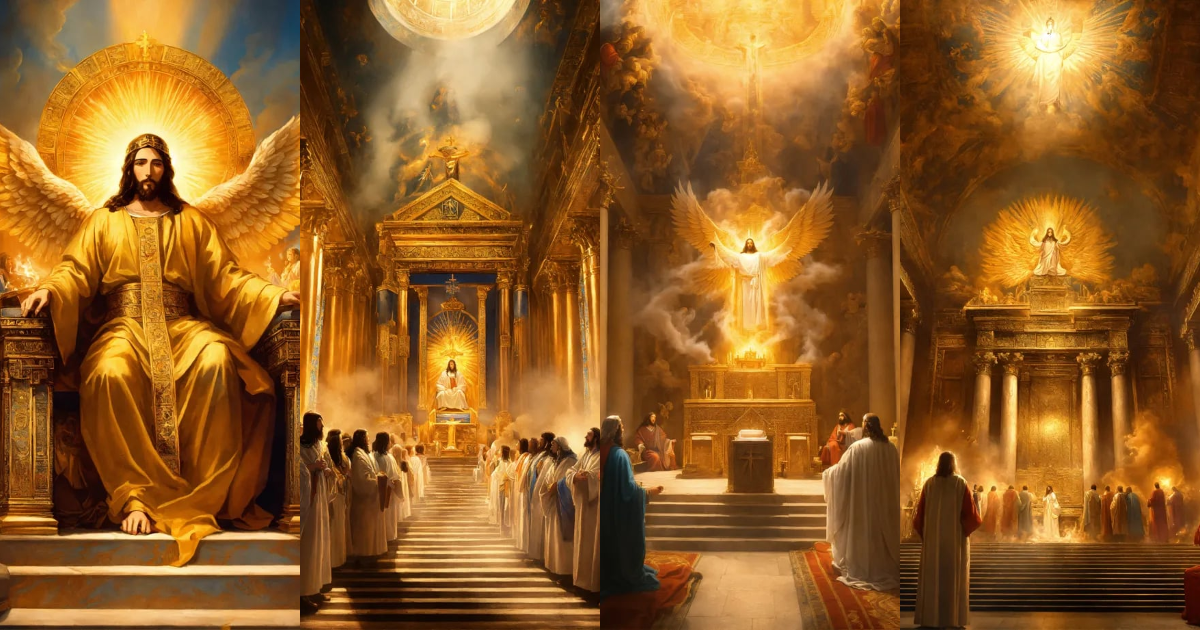 Lexica - Radiant and glorious Jesus Christ high and exalted and seated ...