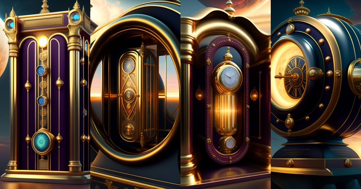 Lexica - Time travel machine, future, time travel, illustration, high ...