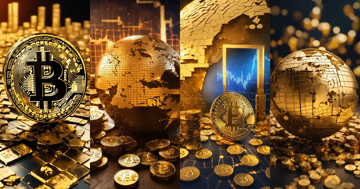 Lexica - Image of a broken financial system symbolized by a cracked ...