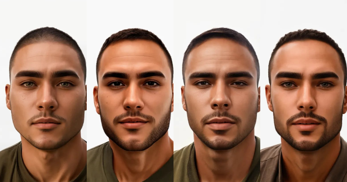 Lexica - Generate an image of a male face that closely resembles a real ...