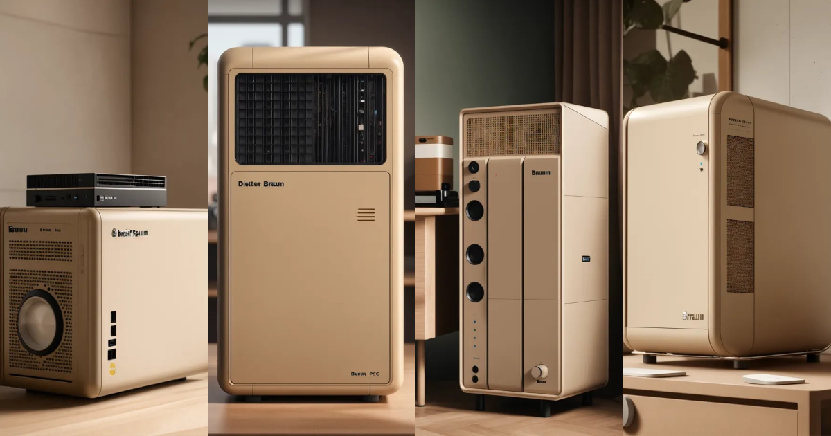 Lexica - A stunning beige PC case designed by Dieter Rams, BRAUN ...