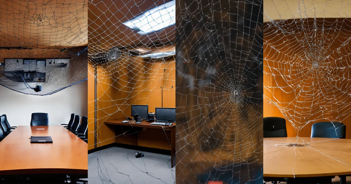 Lexica - Spiders net in a conference room