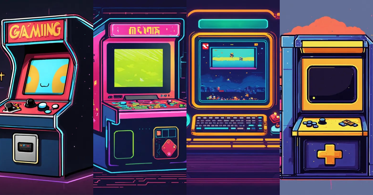 Lexica - Design a minimalistic Chibi 16-bit arcade art piece showcasing ...