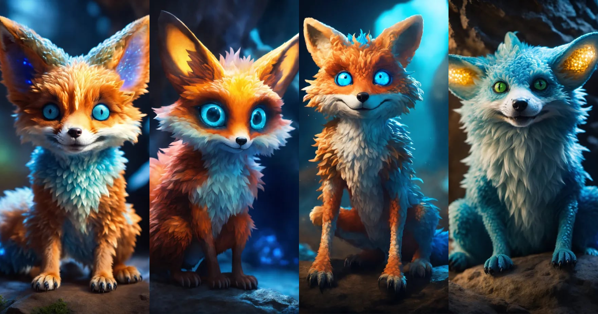 Lexica - A fluffy alien creature that is like a fox with lizard skin ...