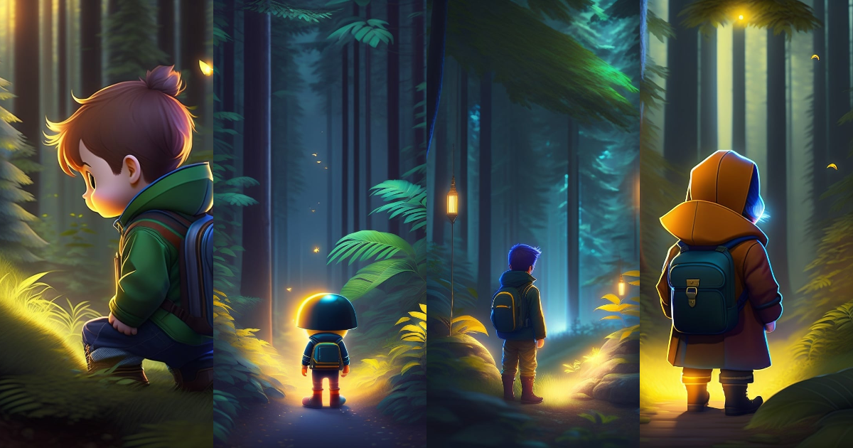 Lexica - As night falls, Oliver gets lost in a dense forest and must ...