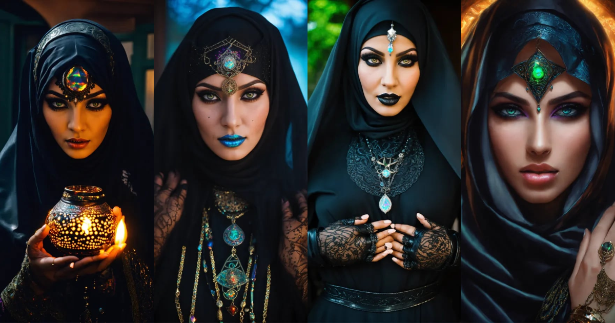 Lexica - Evil occult satanic goth hypnotic Arabian Sorceress with doom ...