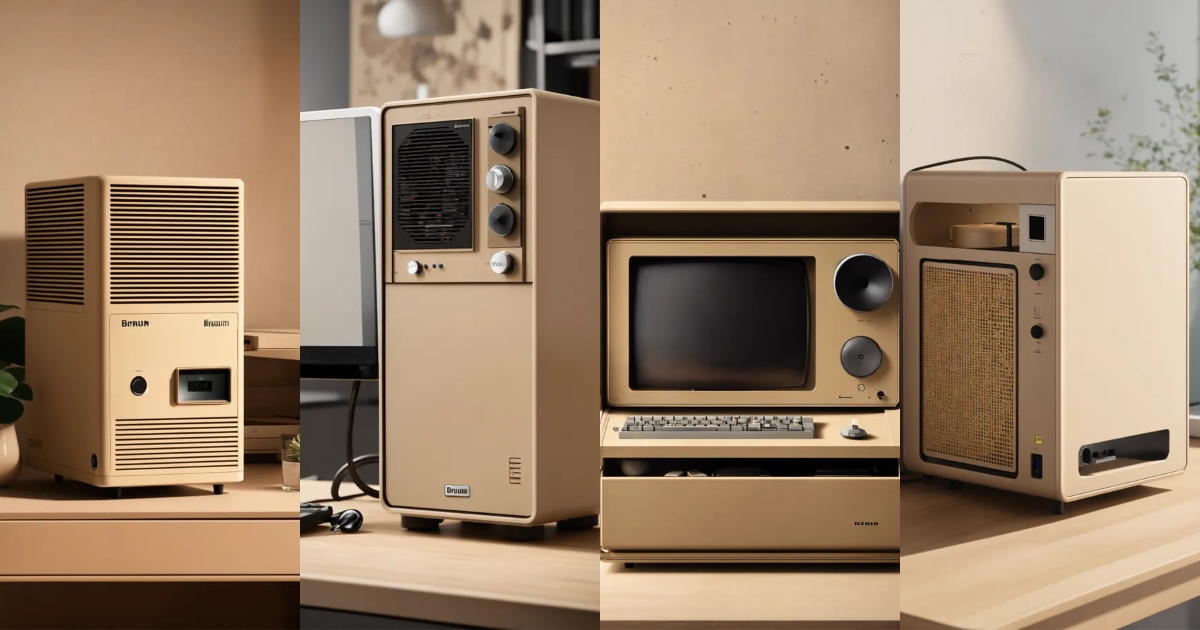 Lexica - A stunning beige PC case designed by Dieter Rams, BRAUN ...