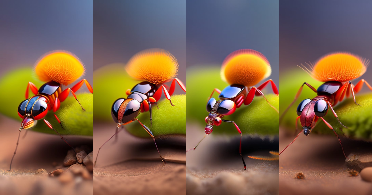 Lexica - A lazy ant named Alex, who lives in a bustling ant colony.