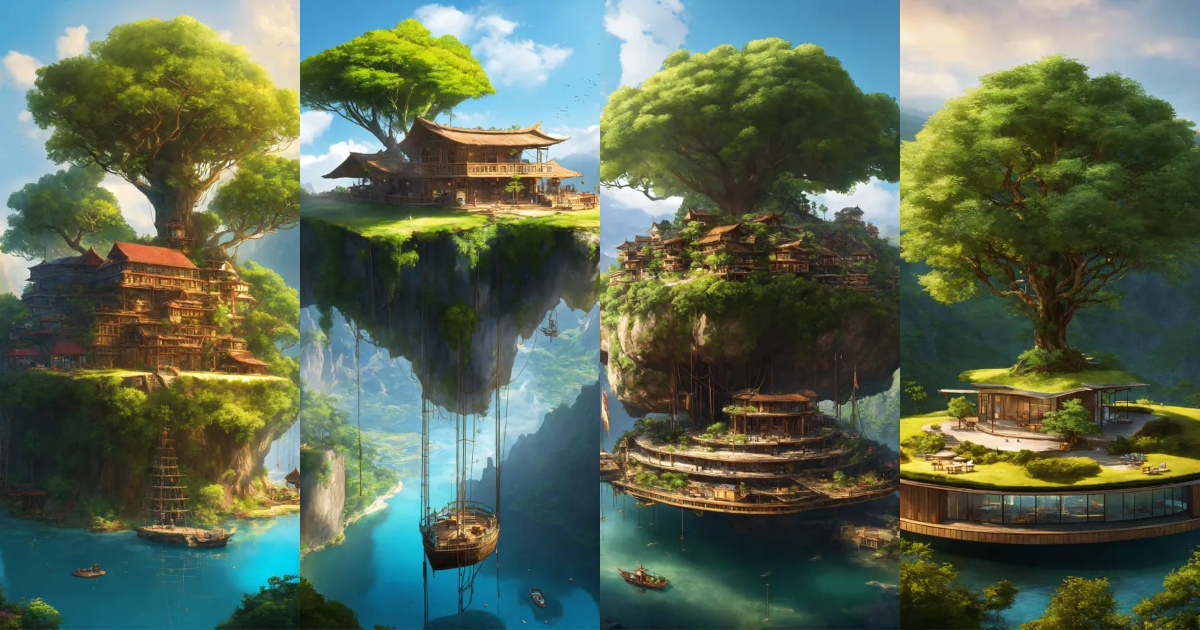 Lexica - An academy on a floating island with no attachment to the ...