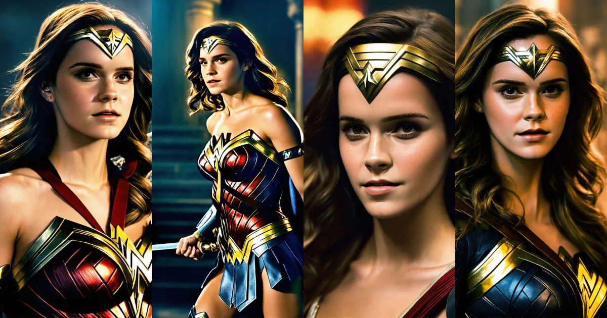 Lexica - Emma Watson as Wonder Woman