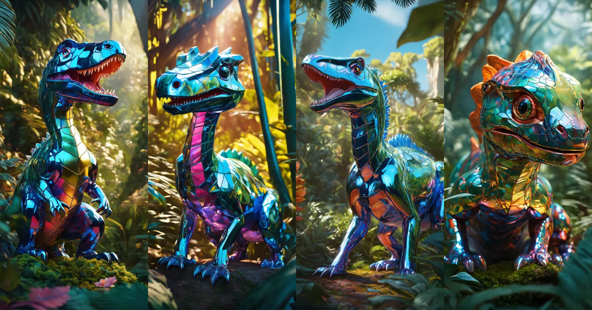 Lexica - Extremely Ultrarealistic Photorealistic 3D cute iridiscent ...