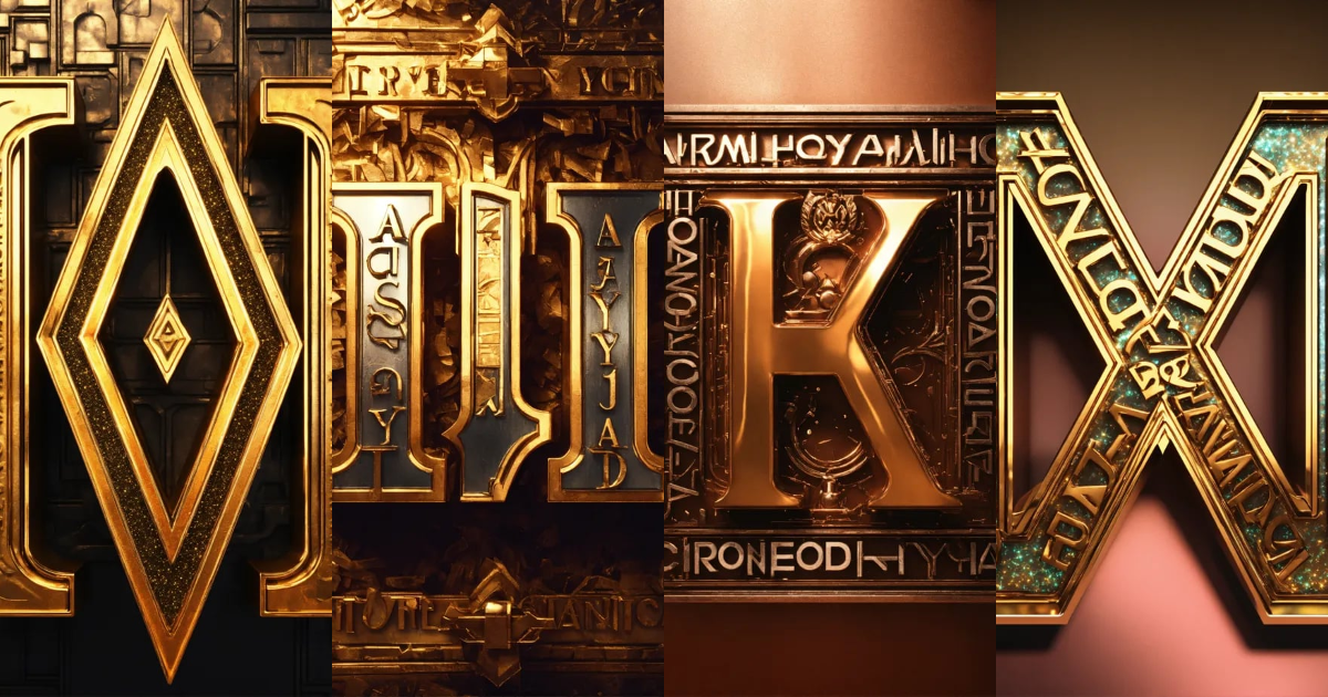 Lexica - Metal texture movie title design, 3d title, lettering art ...