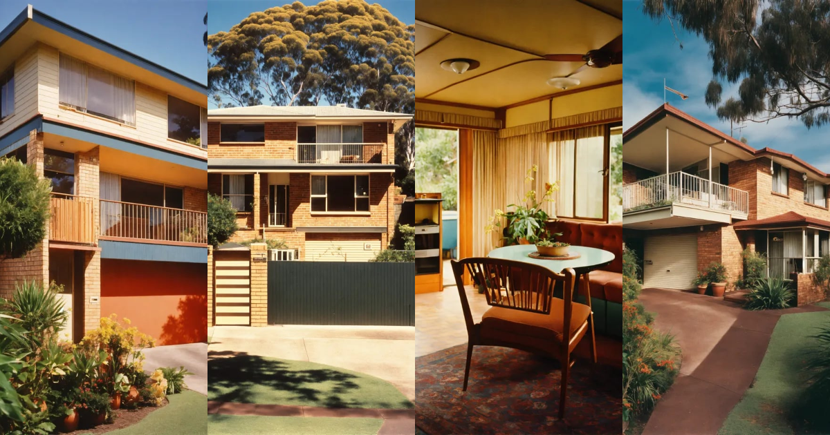 Lexica - Retro suburban home in australia in the 80s