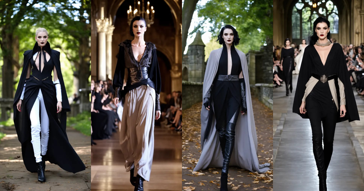 Lexica - Lothlorien androgynous royal vampire walking runway during ...