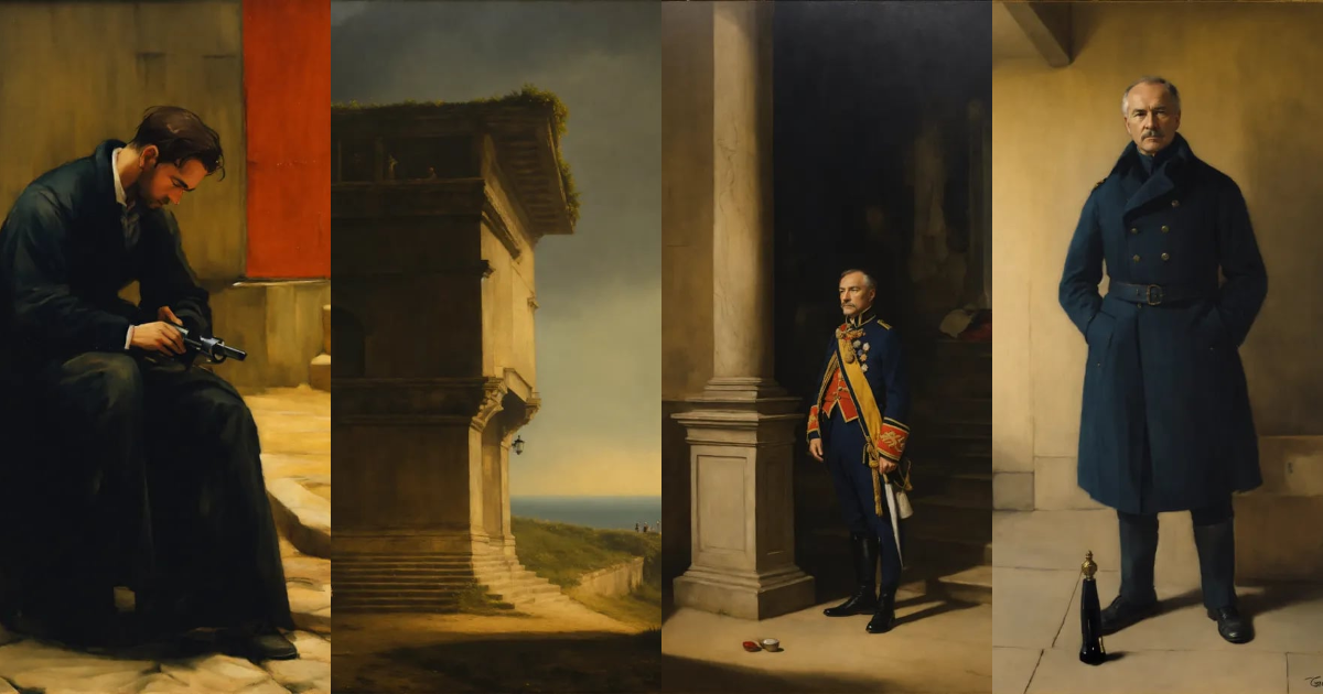 Lexica - Gerard schaefer le tueur de face debout avec un fond sombre