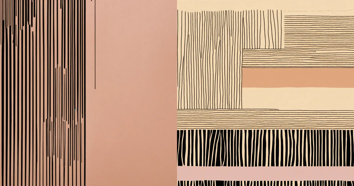 Lexica - Riso design, texture, pastels cream black, minimal