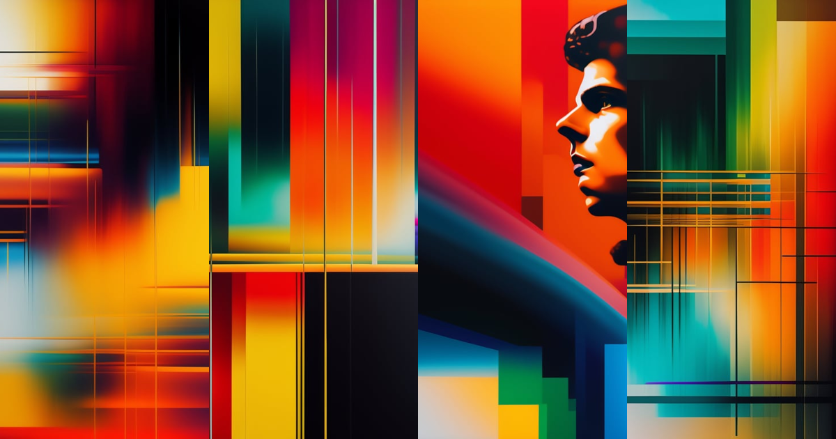 Lexica - An abstract painting in the style of Gerhard Richter, color ...