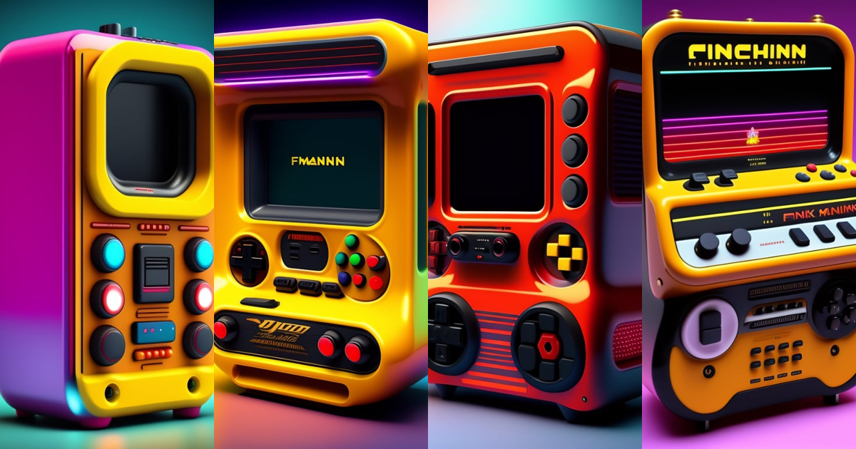 Lexica - Retro gaming console marketed to funky cool people, called ...
