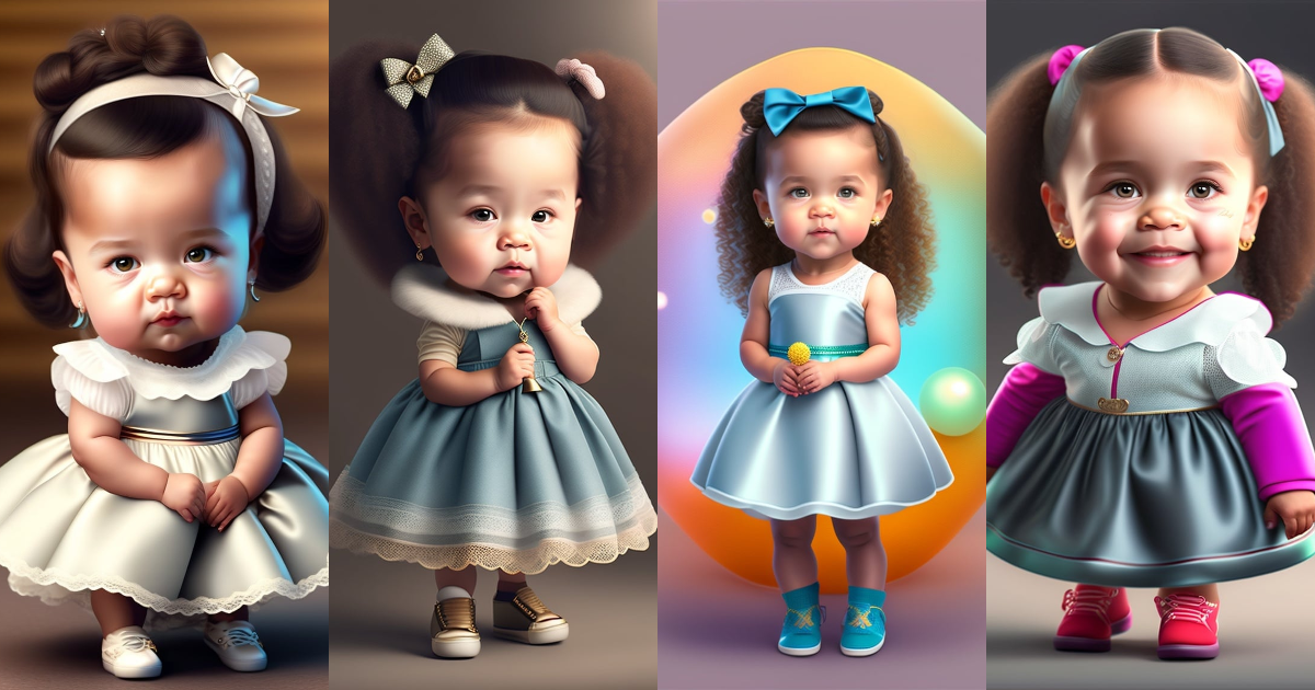 Lexica - A SMALL LIITLE GIRL WITH BUBBLY CHEEKS, FUFFY HAND AND LEGS ...