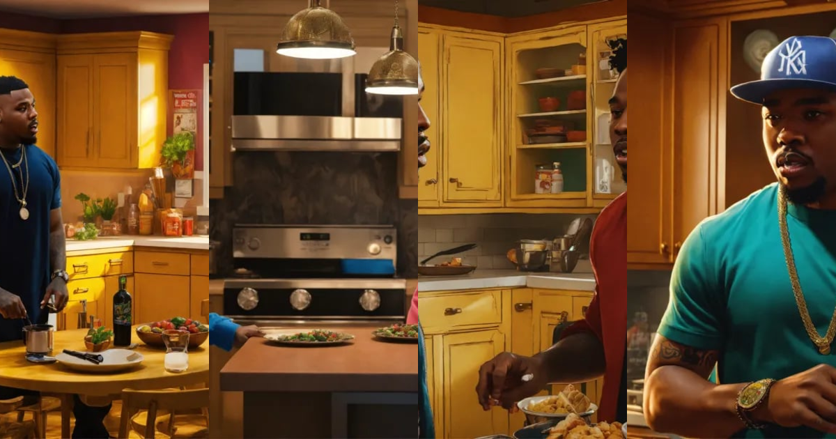 Lexica - Pop art, hyperrealist portrait of battle rapper "Geechi Gotti ...