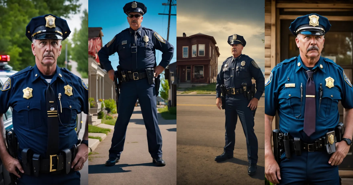 Lexica - Scared RANDOM unique expressive old SMALL-TOWN COP REALISTIC ...