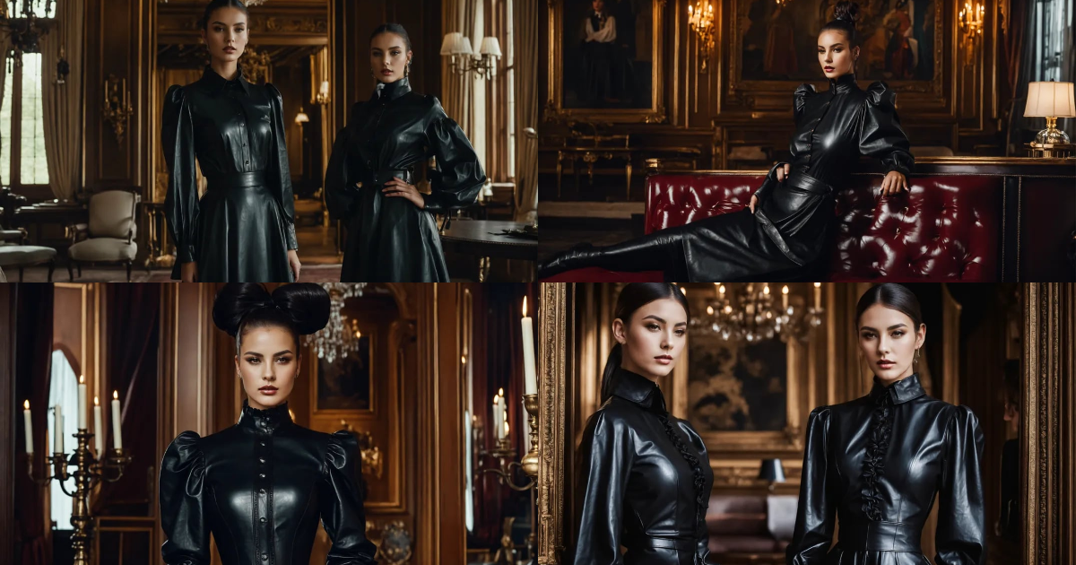 Lexica - Two stunning arrogant seductress women fashion model, strict ...