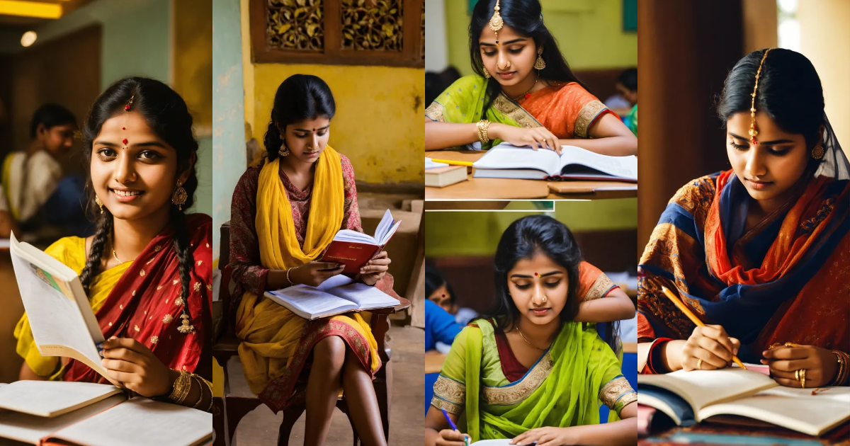 Lexica - Girl from india doing group study