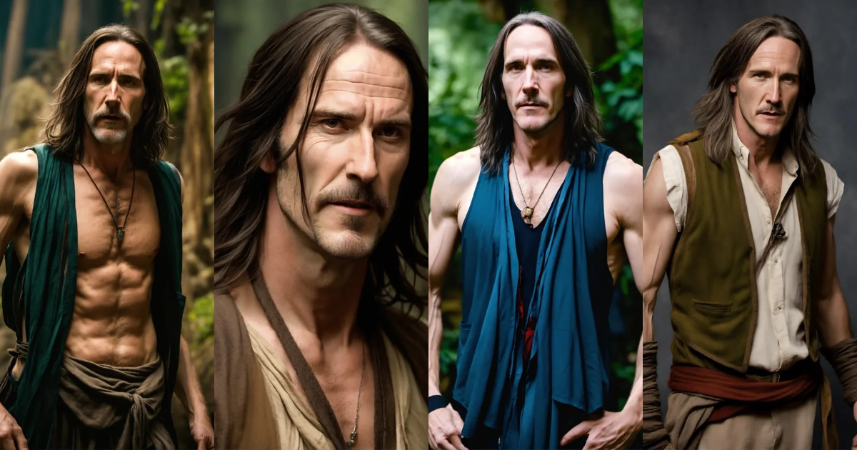 Lexica - In photographic style Matt Mercer as a tall long distance ...