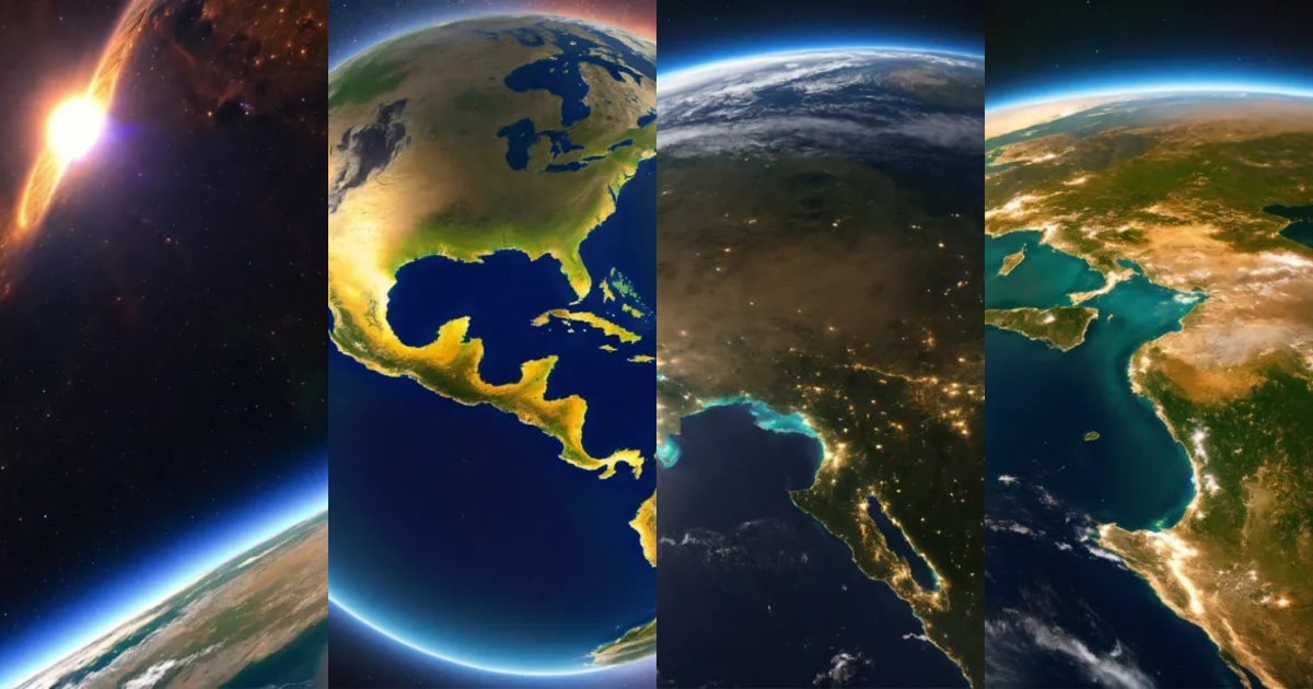 Lexica - Earth globe seen from space