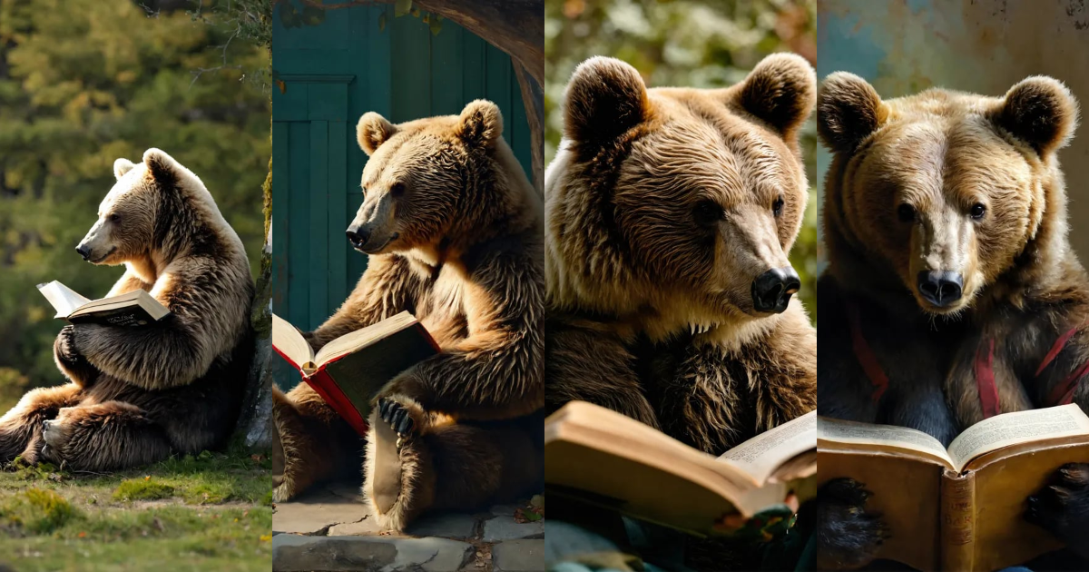 Lexica - A reading bear