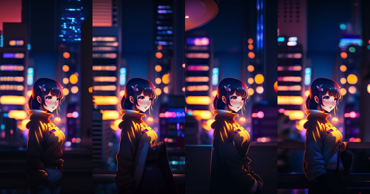 Lexica - A pretty girl, anime, Japan animation background, 80mm camera ...