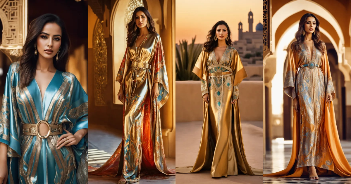Lexica - Beautiful arabic women , waering beautiful kaftan morrocan ...