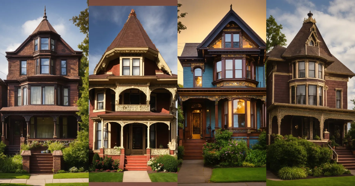 Lexica - A cleveland house, bay window, gable roof, victorian