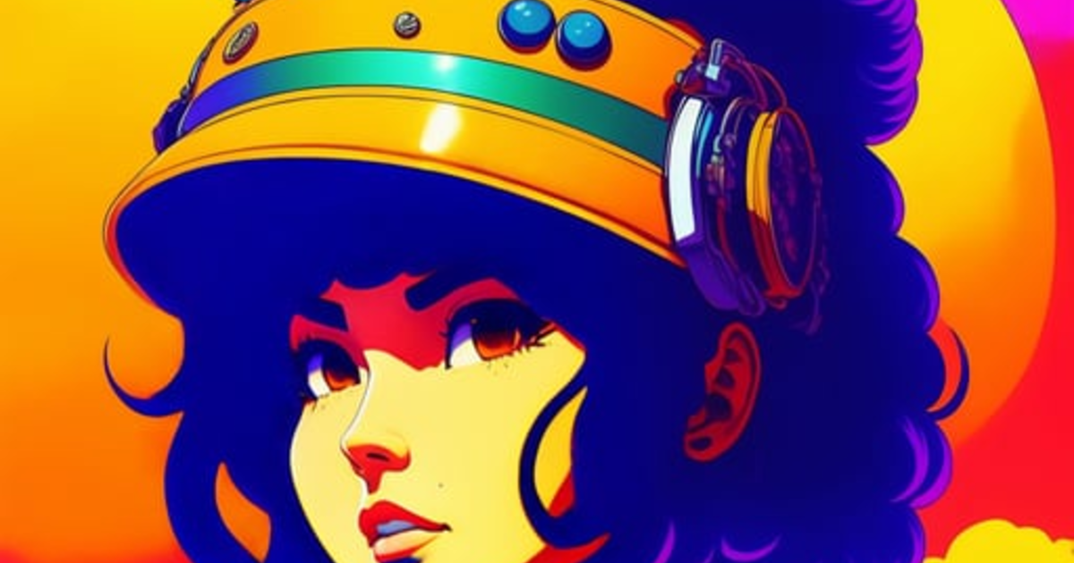 Lexica - 70s cartoon style photo of a huge savage emopunk in space ...